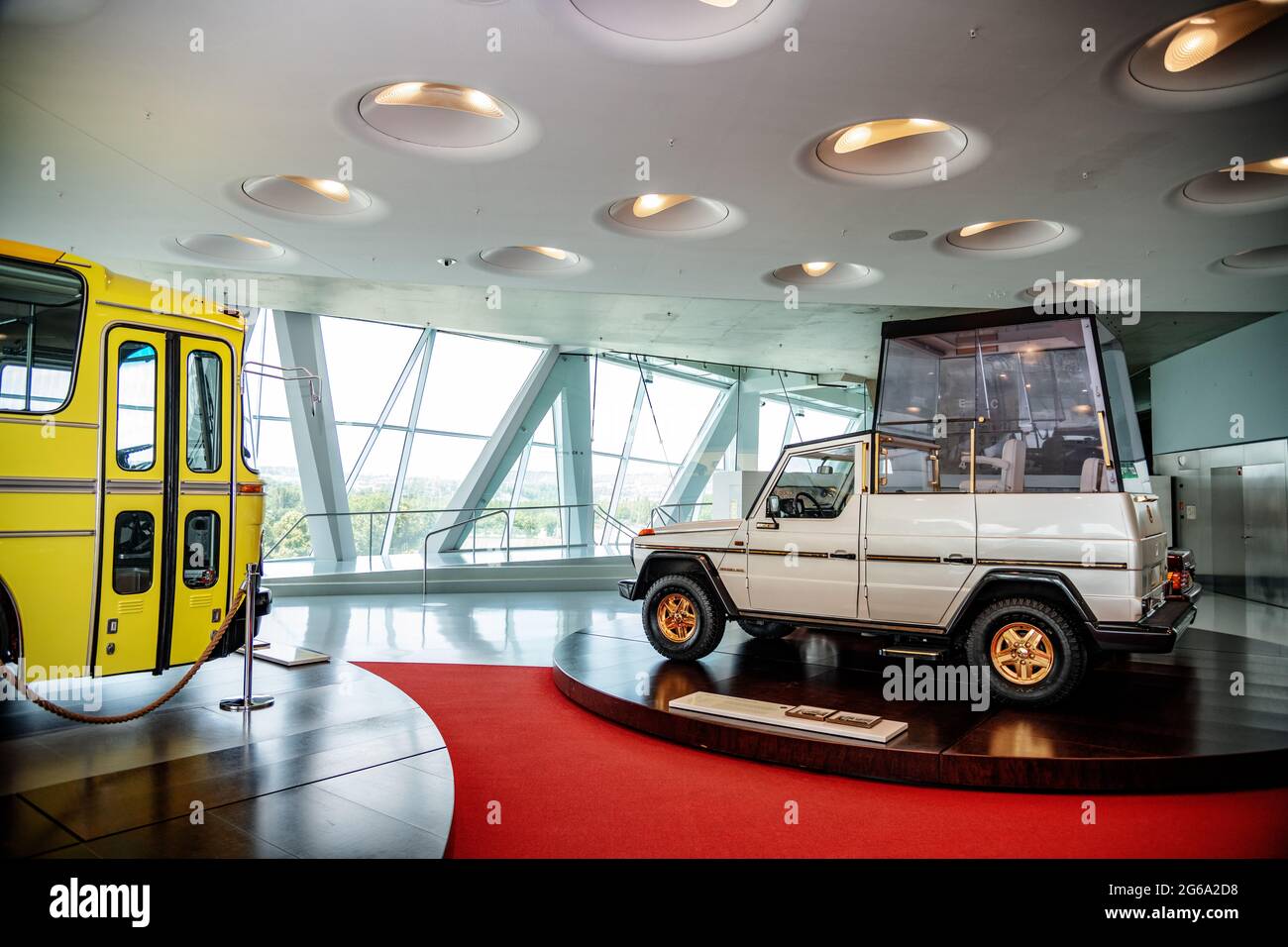 The car collection of Mercedes Museum Stock Photo - Alamy