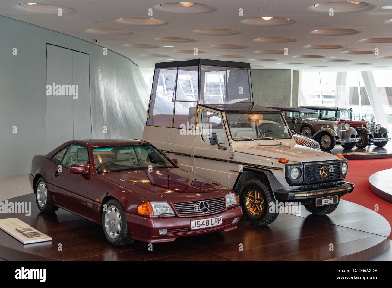 The car collection of Mercedes Museum Stock Photo - Alamy