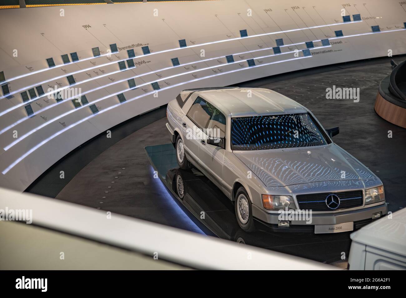 Prototypes and electric cars from Mercedes Museum Stock Photo - Alamy