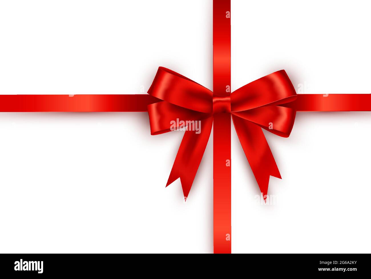 Shiny color satin ribbon on white background Stock Vector Image & Art ...