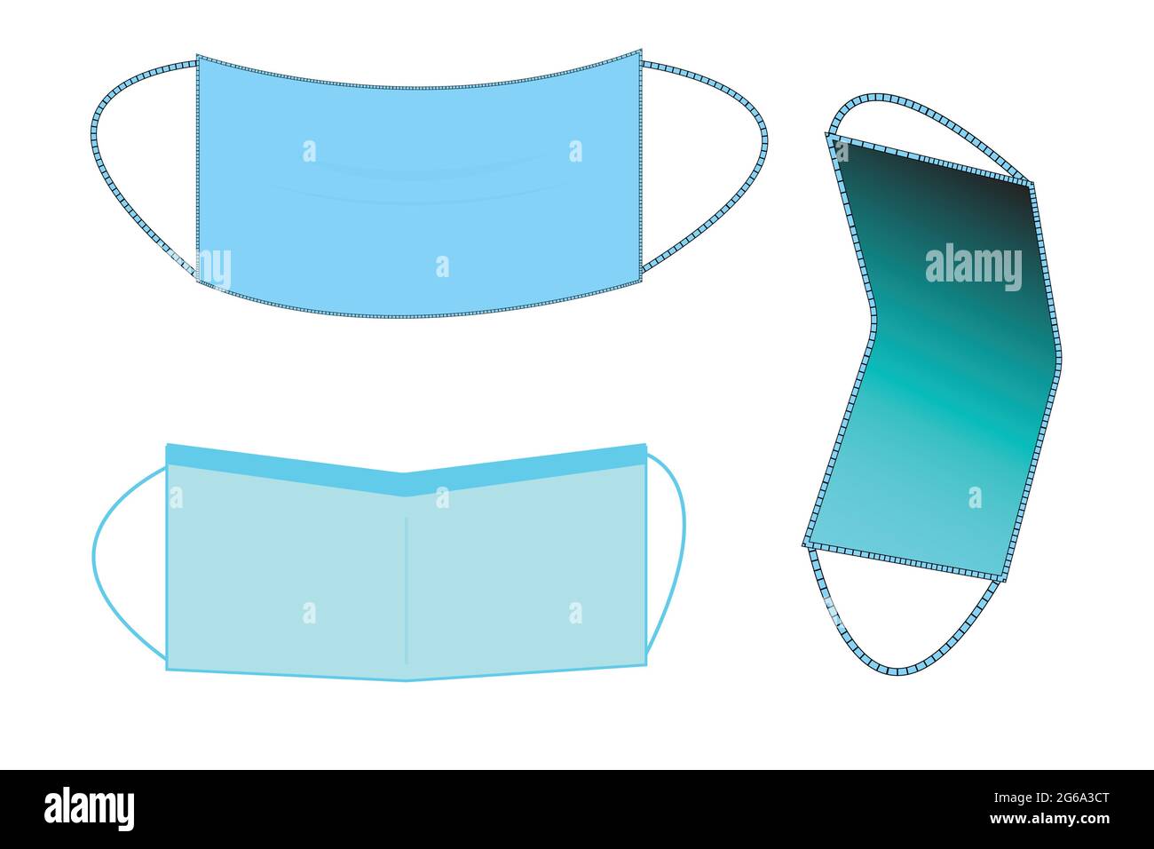 Medical mask vector template design Stock Vector Image & Art - Alamy