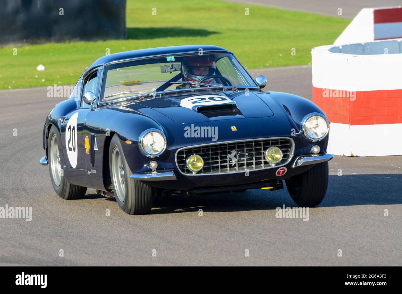 1962 Ferrari 250 GT SWB classic, vintage racing car competing in the ...