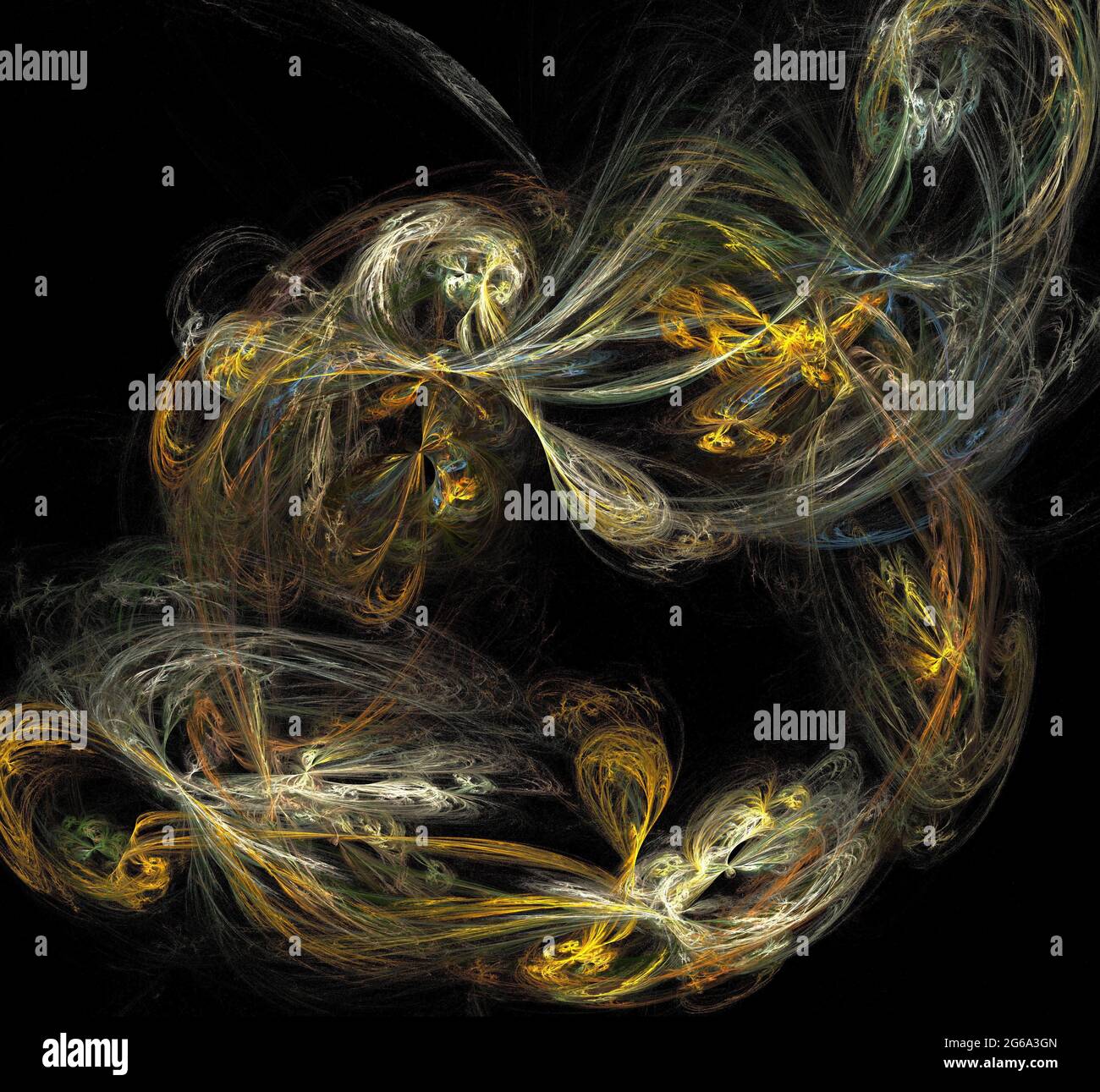 image of one Illustration of digital fractal Stock Photo - Alamy