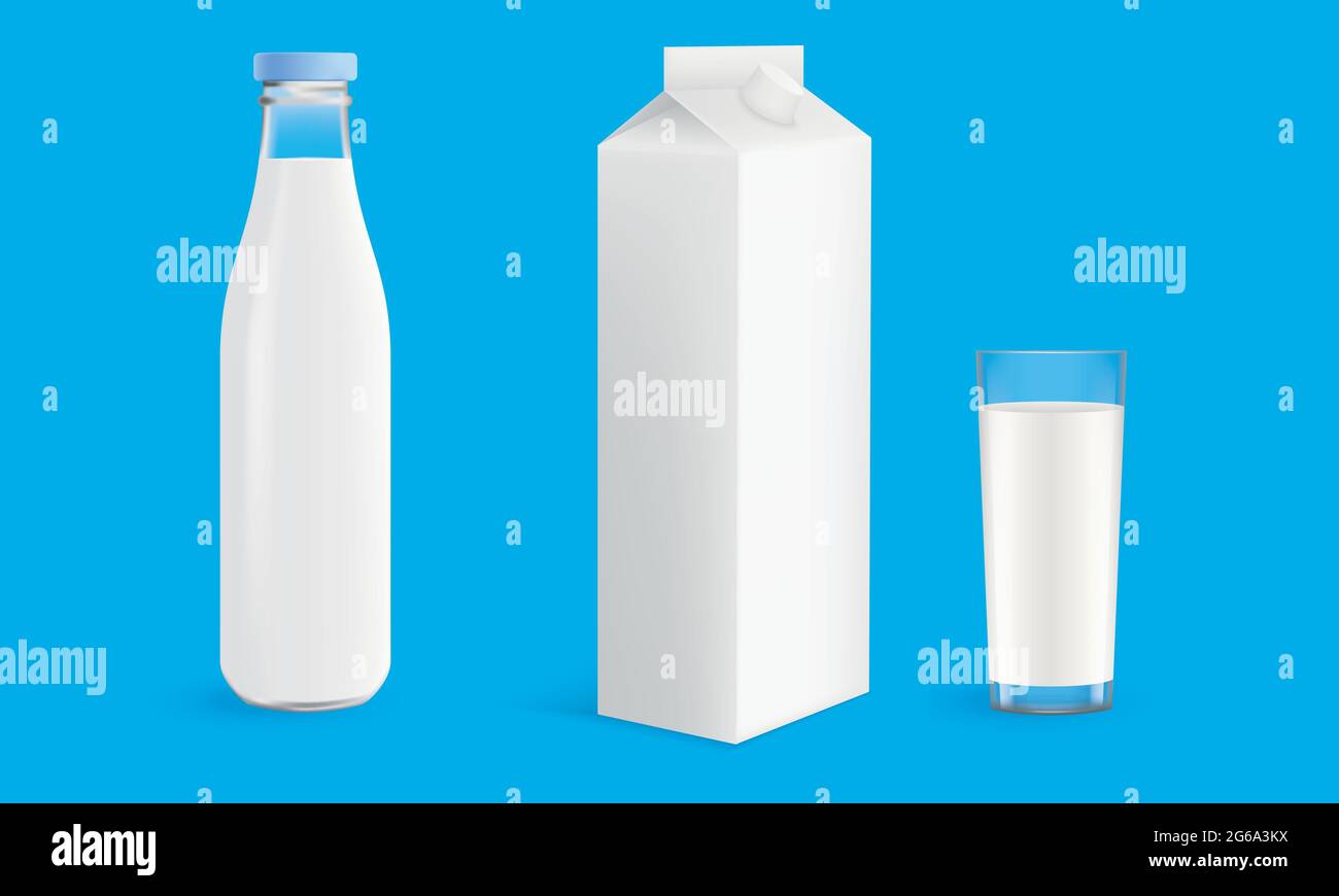 Packages of yogurt Stock Vector Images - Alamy