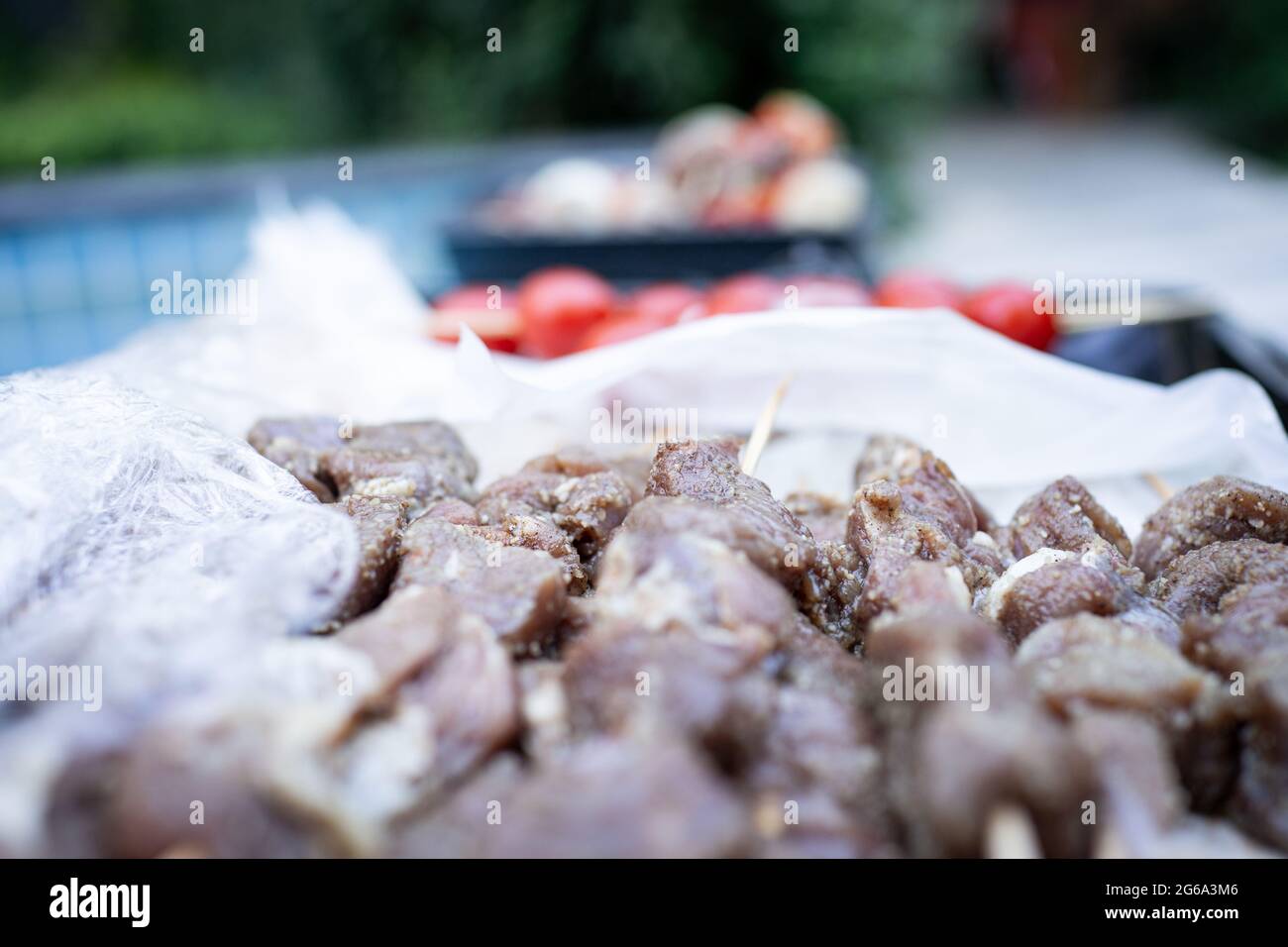 Preparing delicious food at home close up Stock Photo - Alamy