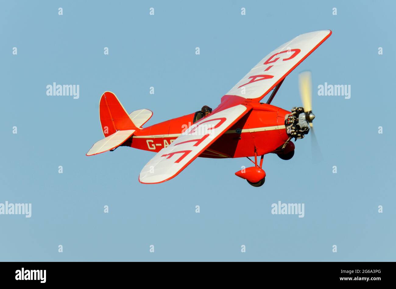 Comper swift vintage 1930s monoplane hi-res stock photography and ...