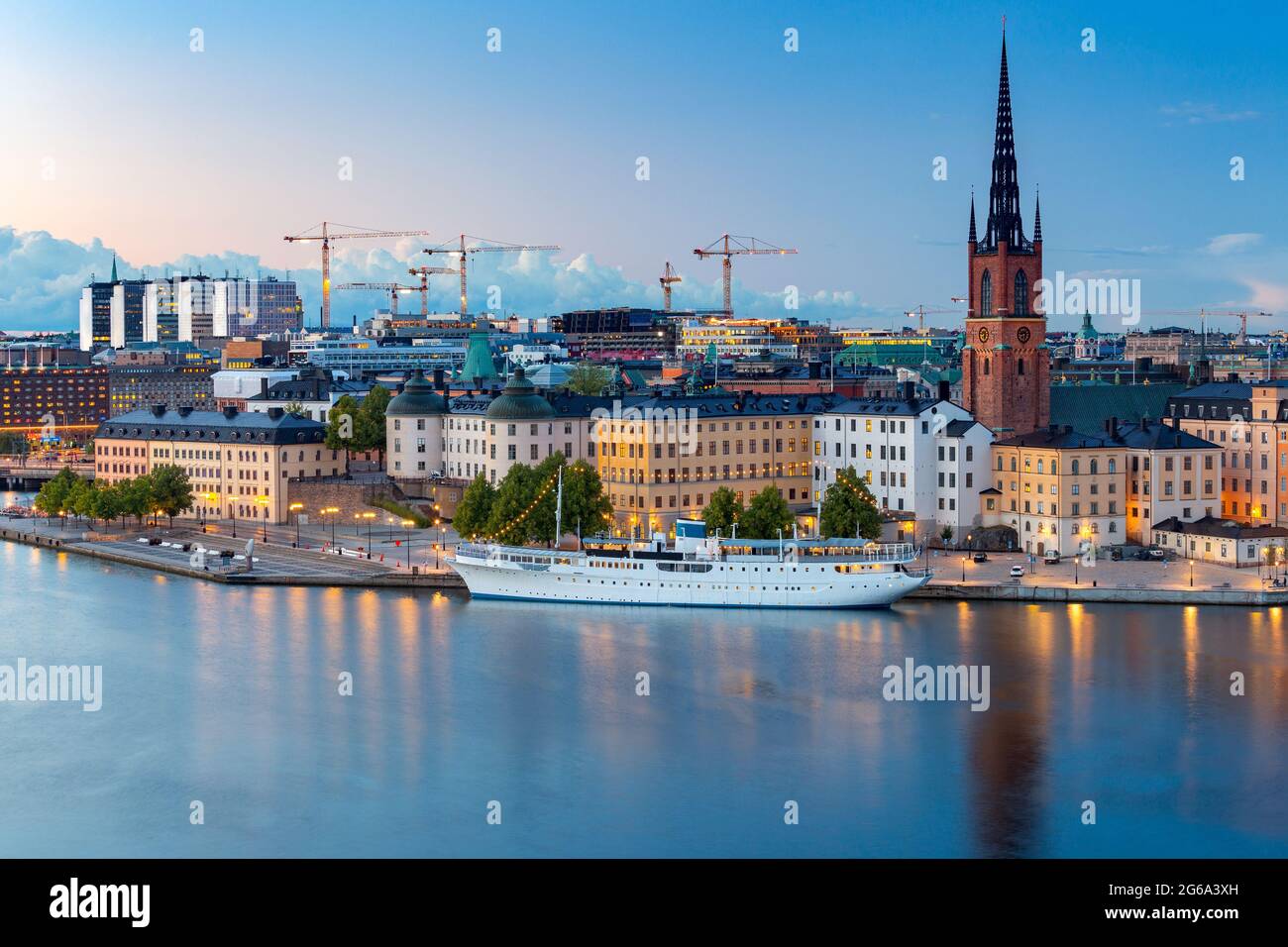 Aerial stockholm sunset hi-res stock photography and images - Alamy