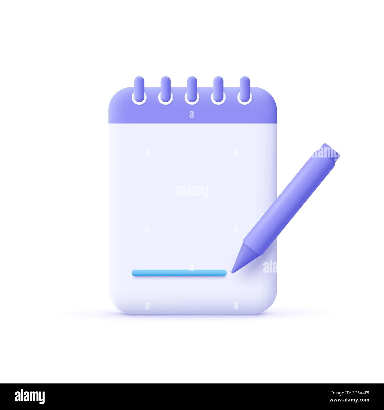 Content writing 3d paper icon hi-res stock photography and images - Alamy