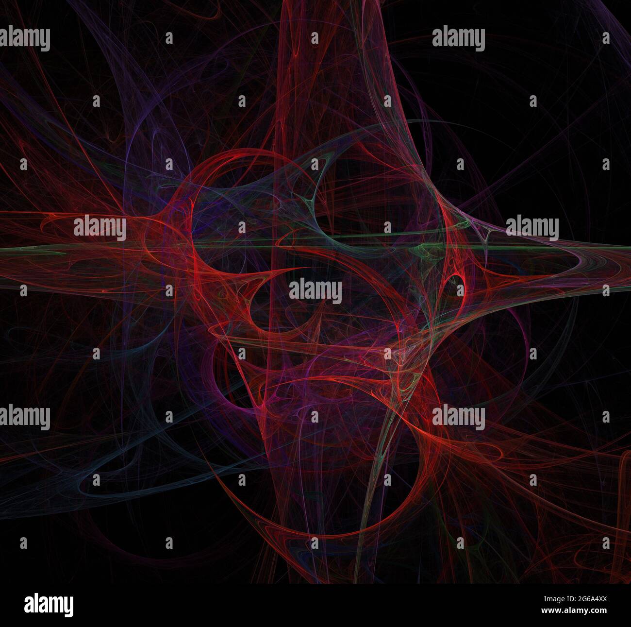 image of one Illustration of digital fractal Stock Photo - Alamy