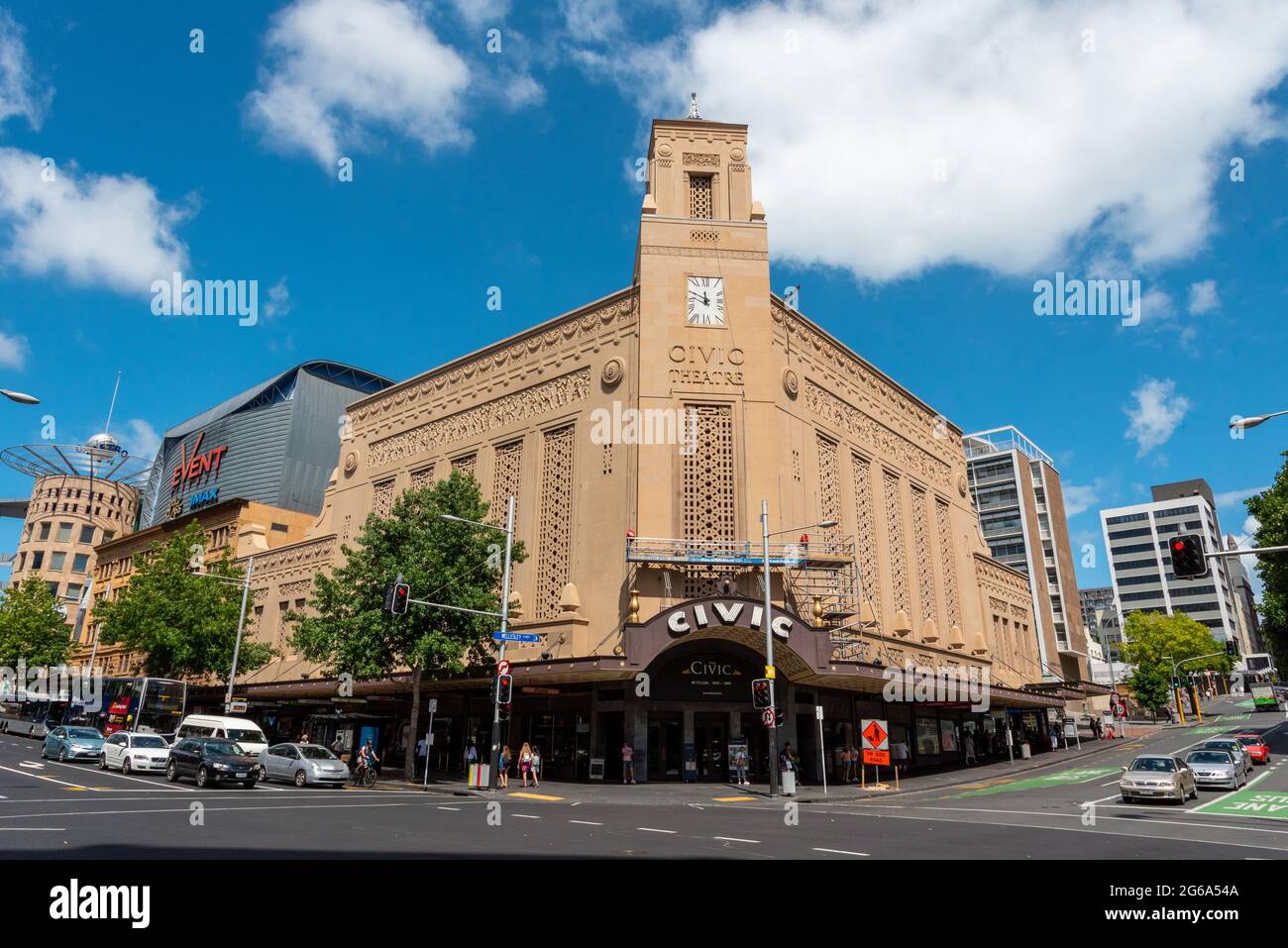 Facade of Auckland's Civic Theatre, New Zealand Stock Photo - Alamy