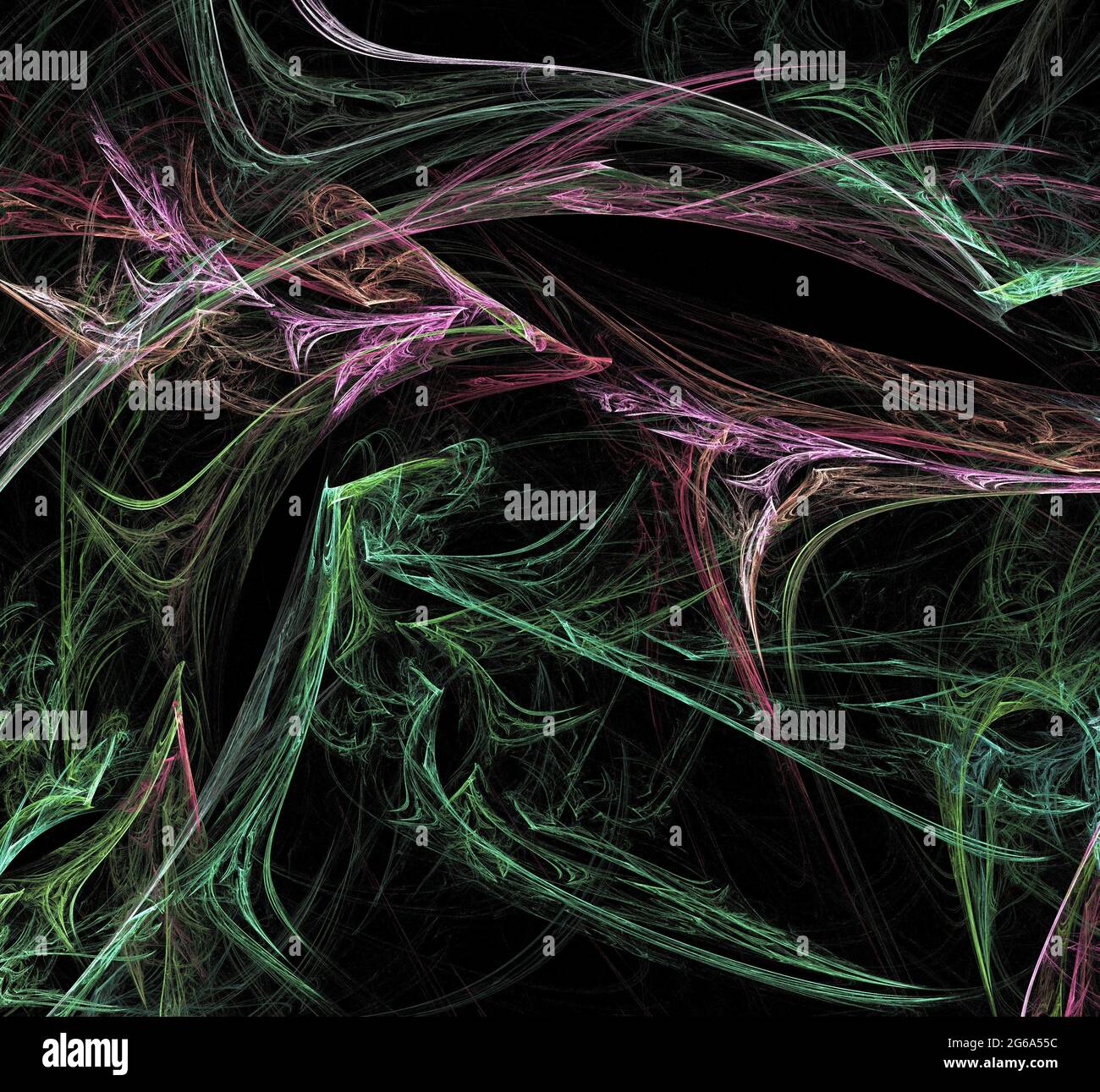 image of one Illustration of digital fractal Stock Photo - Alamy