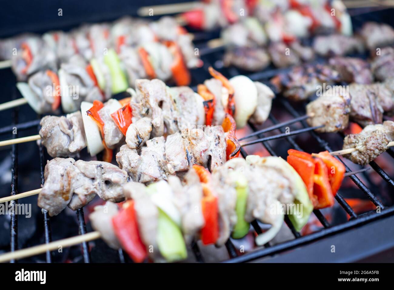 Preparing delicious food at home close up Stock Photo - Alamy