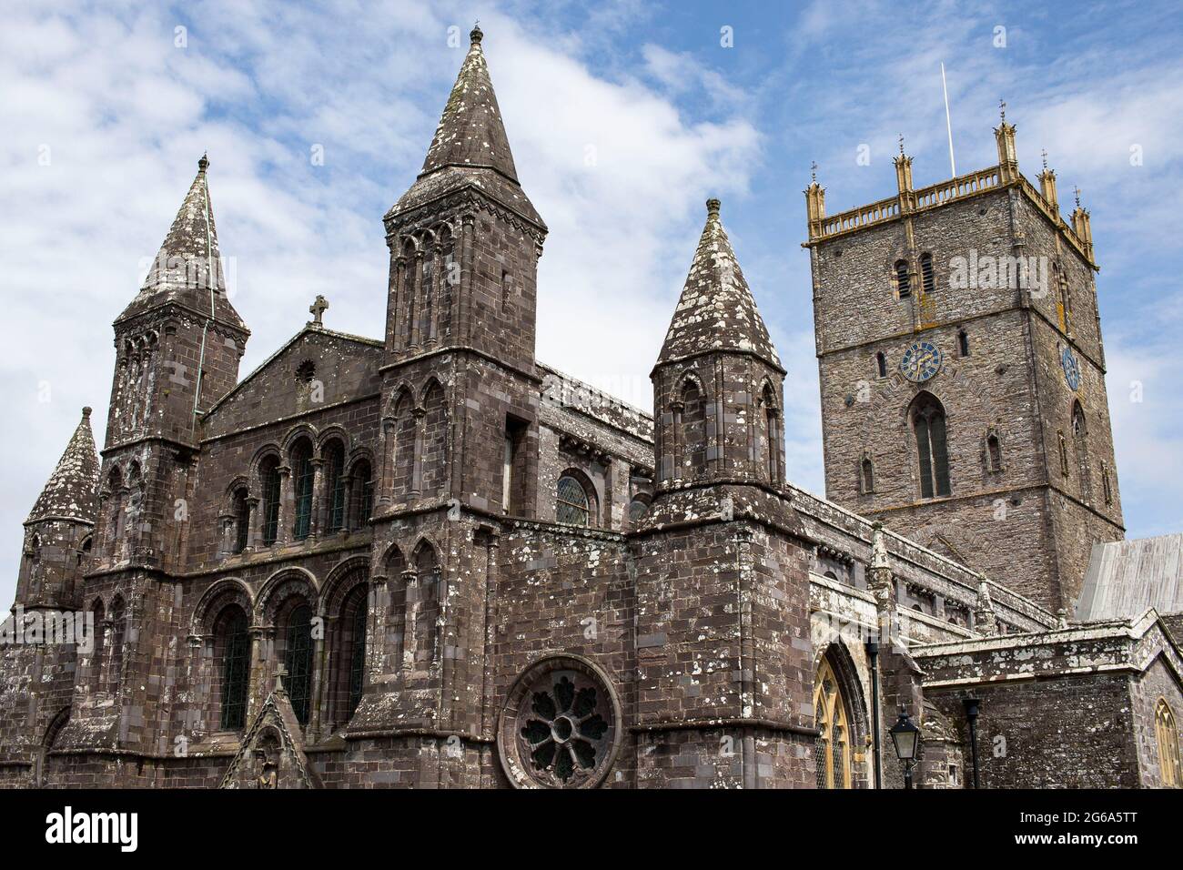 A view of St David's Cathedral on the 29th June 2021. Credit: Lewis ...