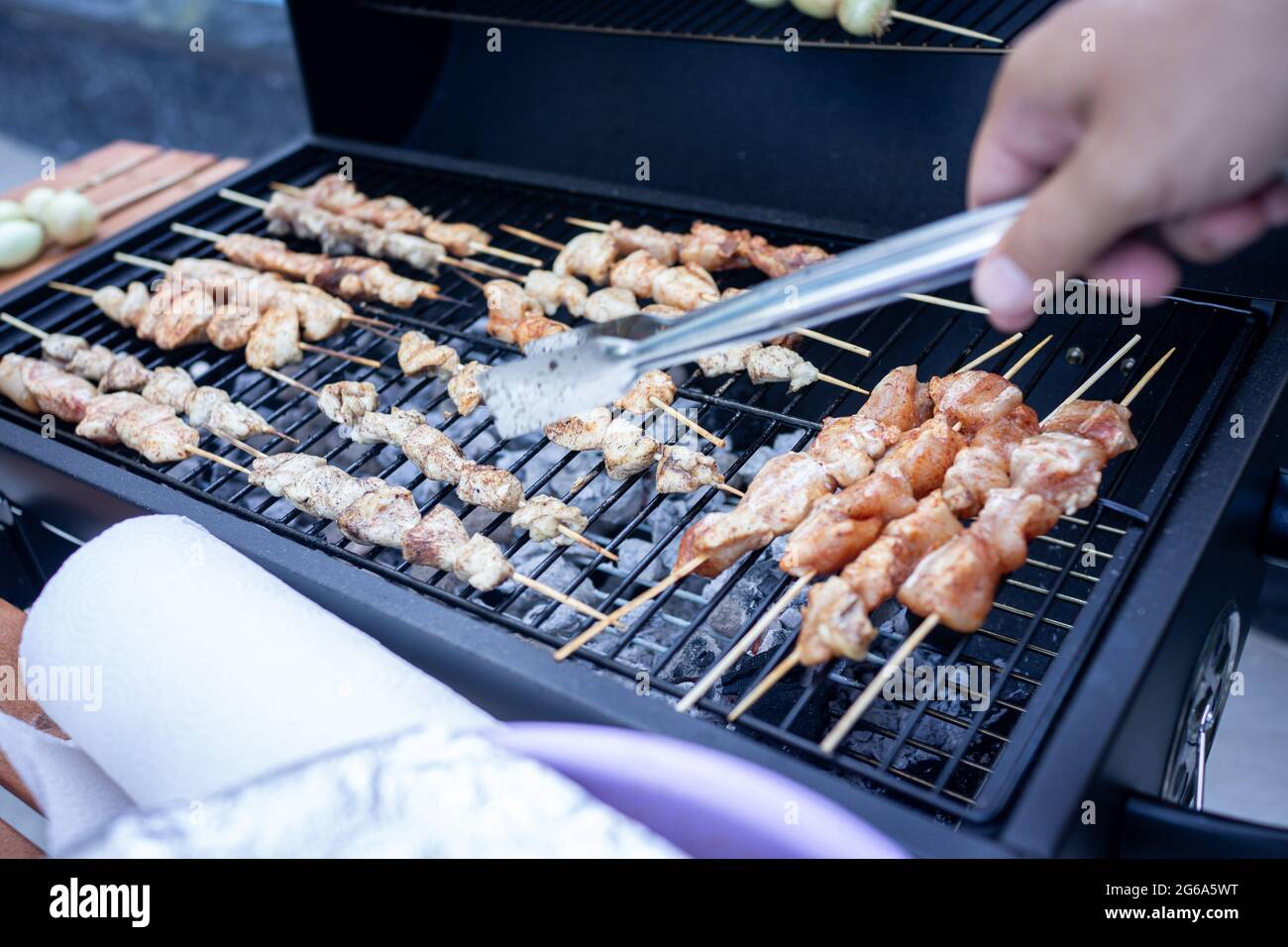 Preparing delicious food at home close up Stock Photo - Alamy