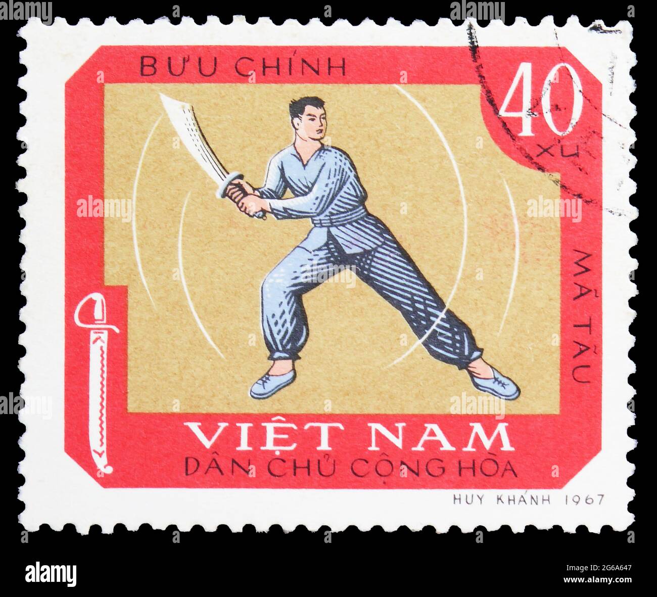 MOSCOW, RUSSIA - APRIL 18, 2020: Postage stamp printed in Vietnam shows ...