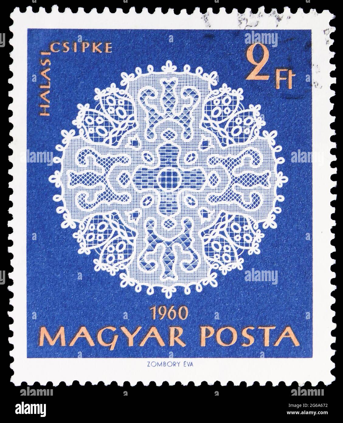 MOSCOW, RUSSIA - APRIL 18, 2020: Postage stamp printed in Hungary shows ...