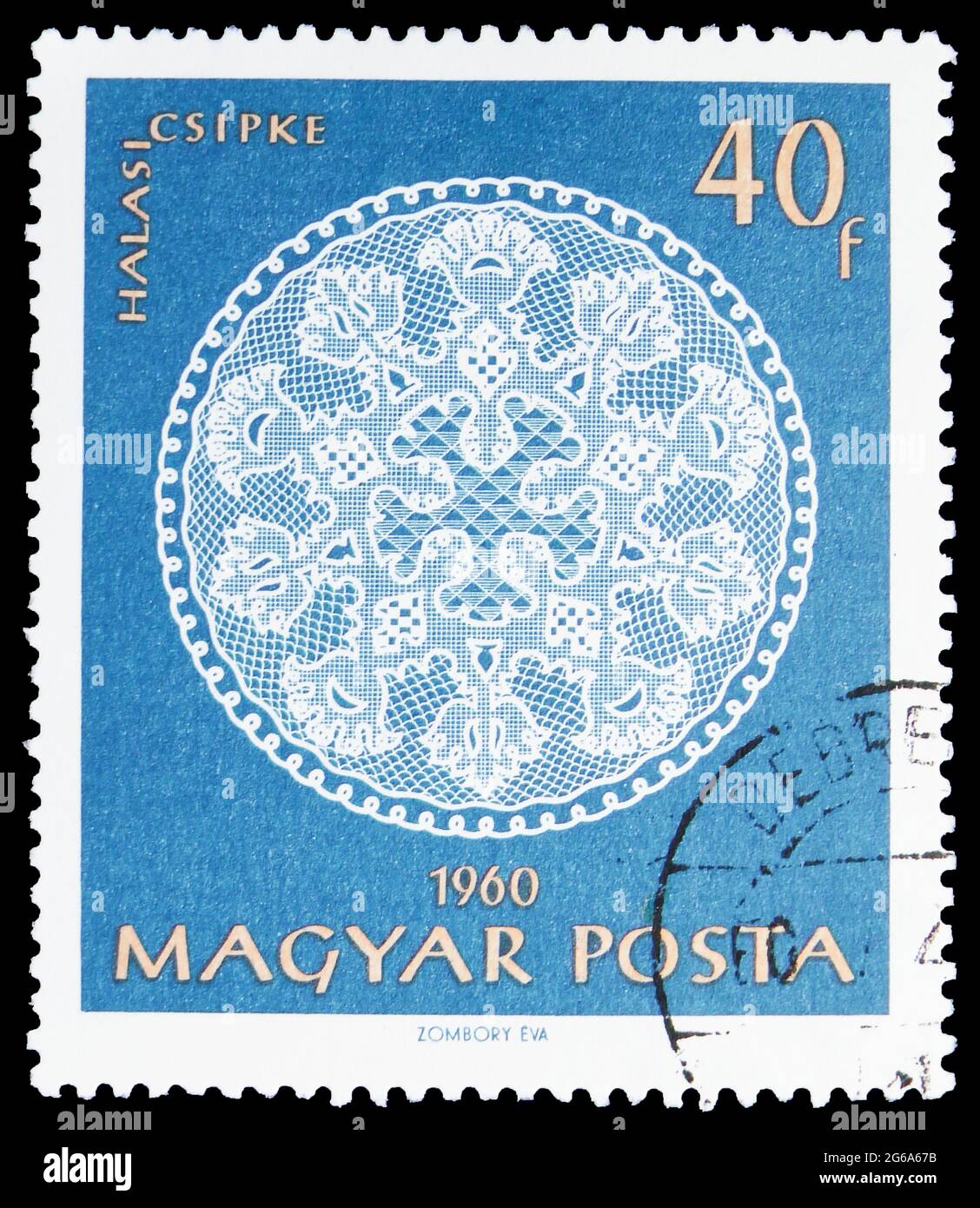 MOSCOW, RUSSIA - APRIL 18, 2020: Postage stamp printed in Hungary shows ...