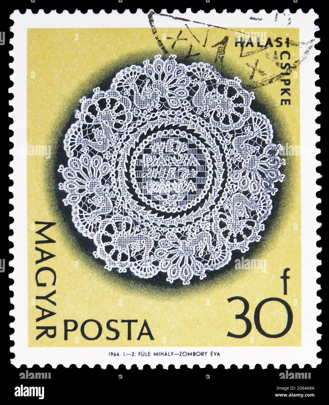 MOSCOW, RUSSIA - APRIL 18, 2020: Postage stamp printed in Hungary shows ...