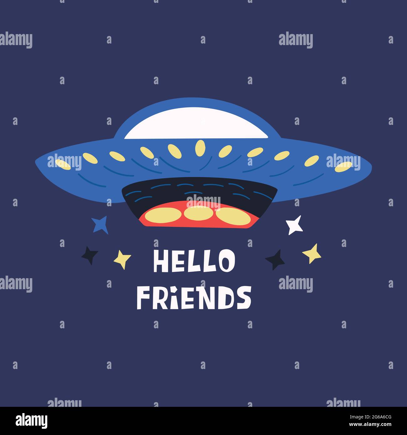 Hello cosmos Stock Vector Images - Alamy
