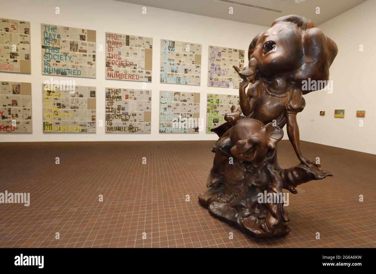 Swiss art collector Maja Hoffmann during the Fondation Luma ...