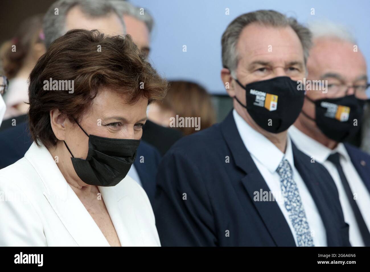 French Culture Minister Roselyne Bachelot with Swiss art collector and ...