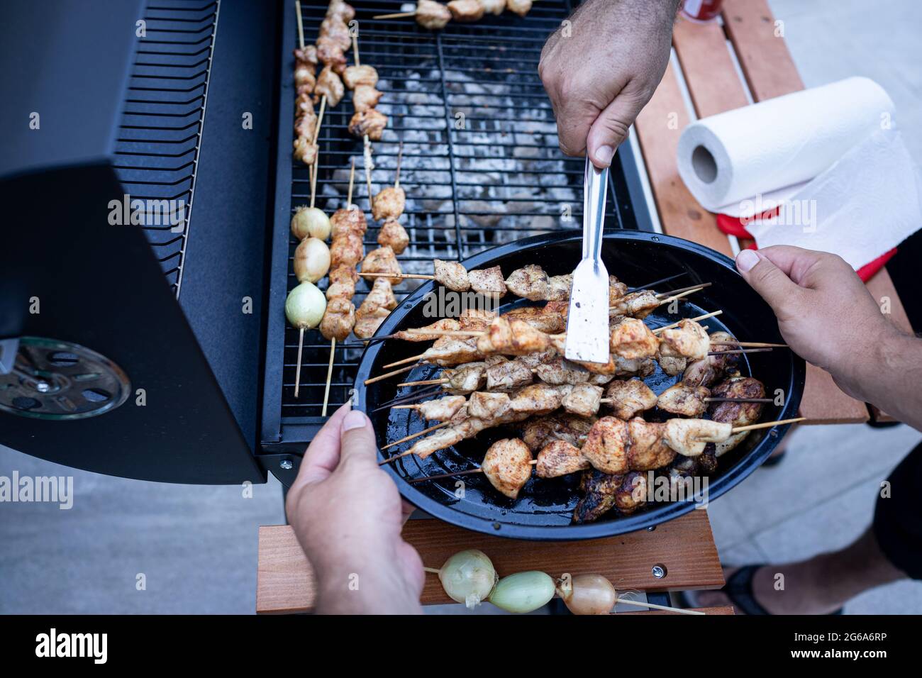 Preparing delicious food at home close up Stock Photo - Alamy