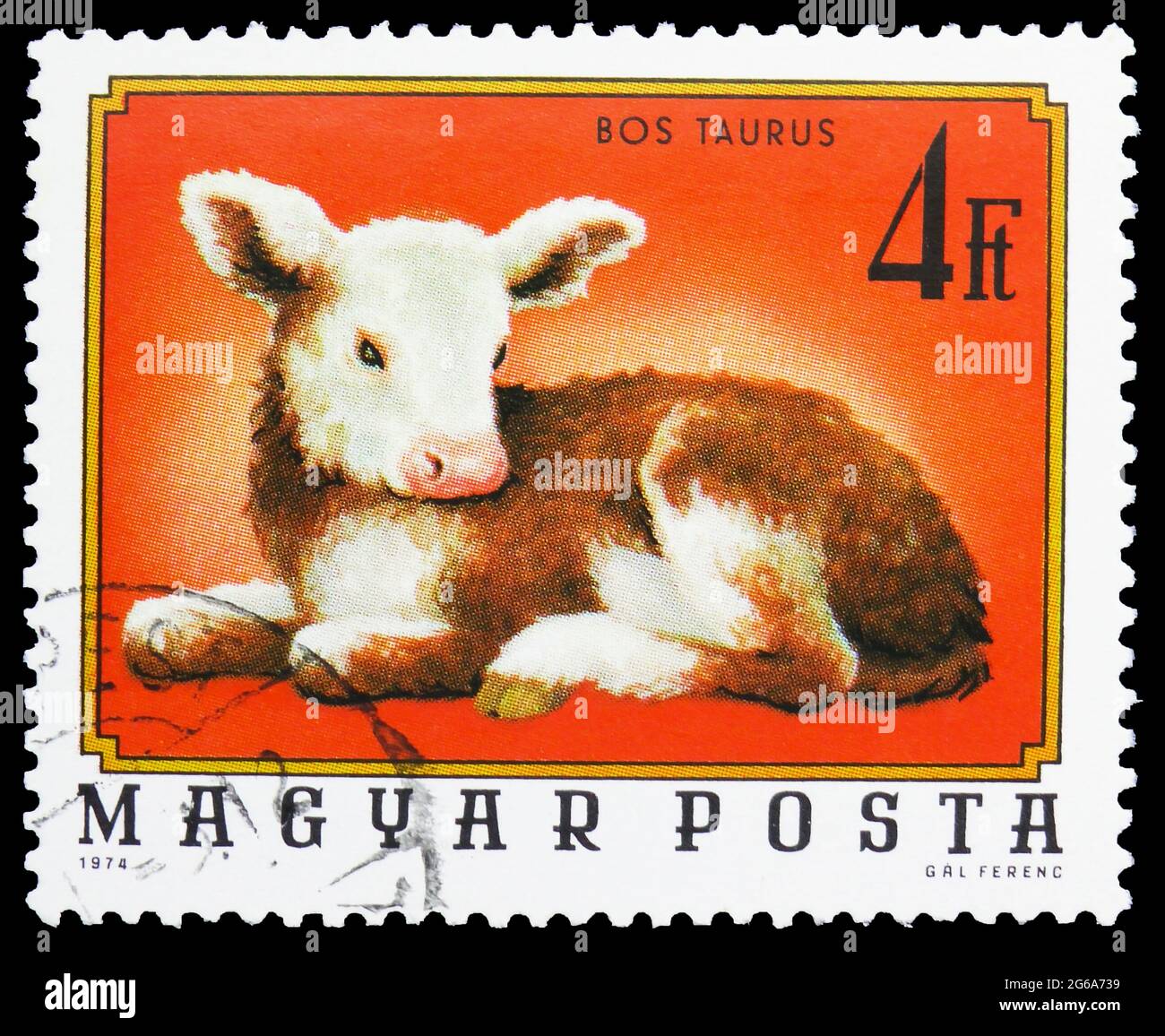MOSCOW, RUSSIA - APRIL 18, 2020: Postage stamp printed in Hungary shows ...