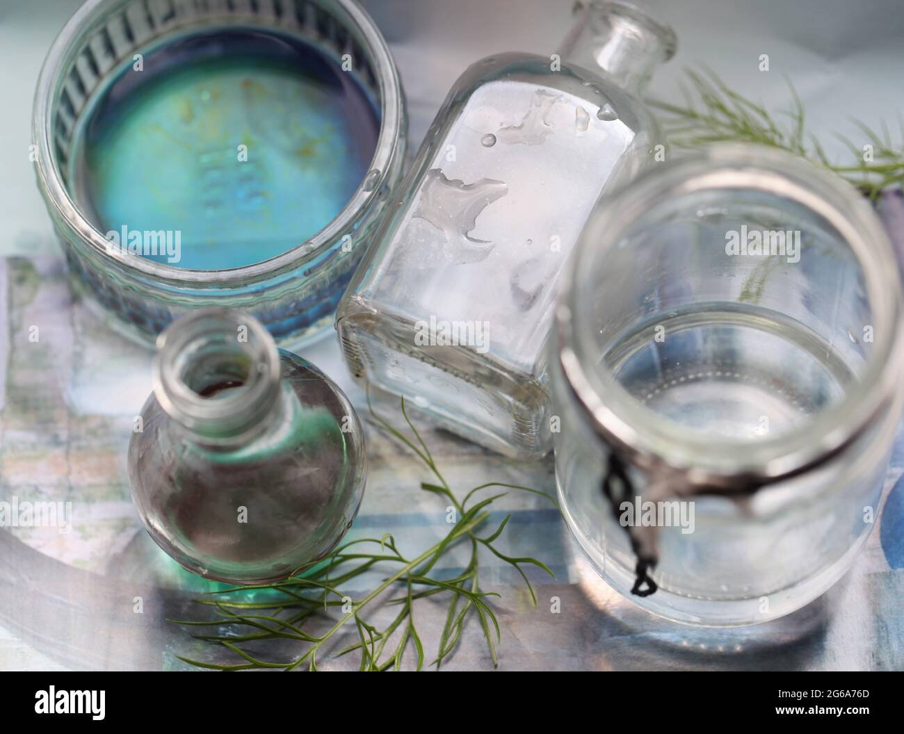 Little Vessels / Conceptual - High-angle studio still of glassware ...