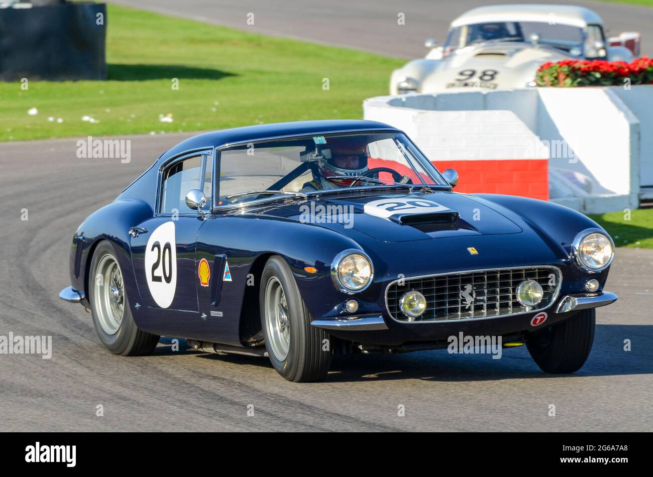 1962 Ferrari 250 GT SWB classic, vintage racing car competing in the ...
