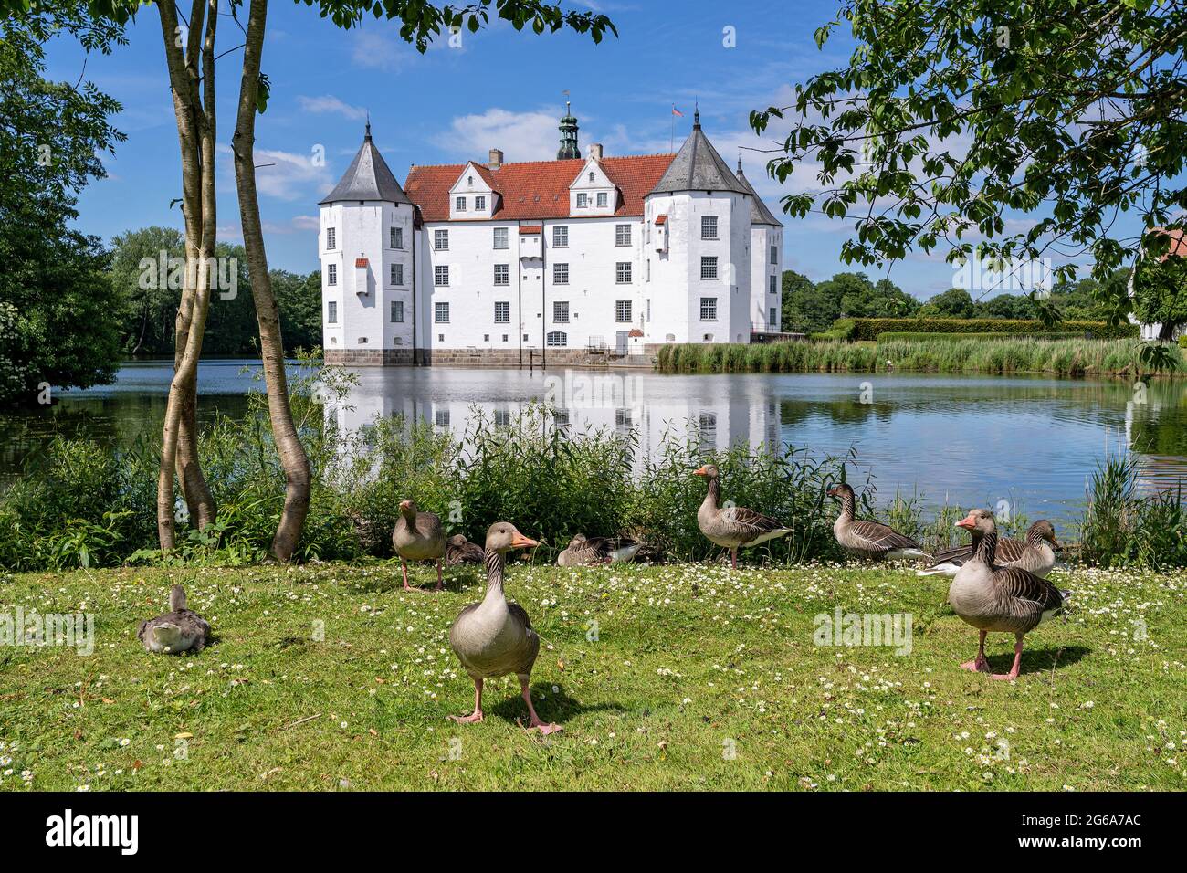 Glücksburg Castle in Schleswig-Holstein, Germany Stock Photo - Alamy