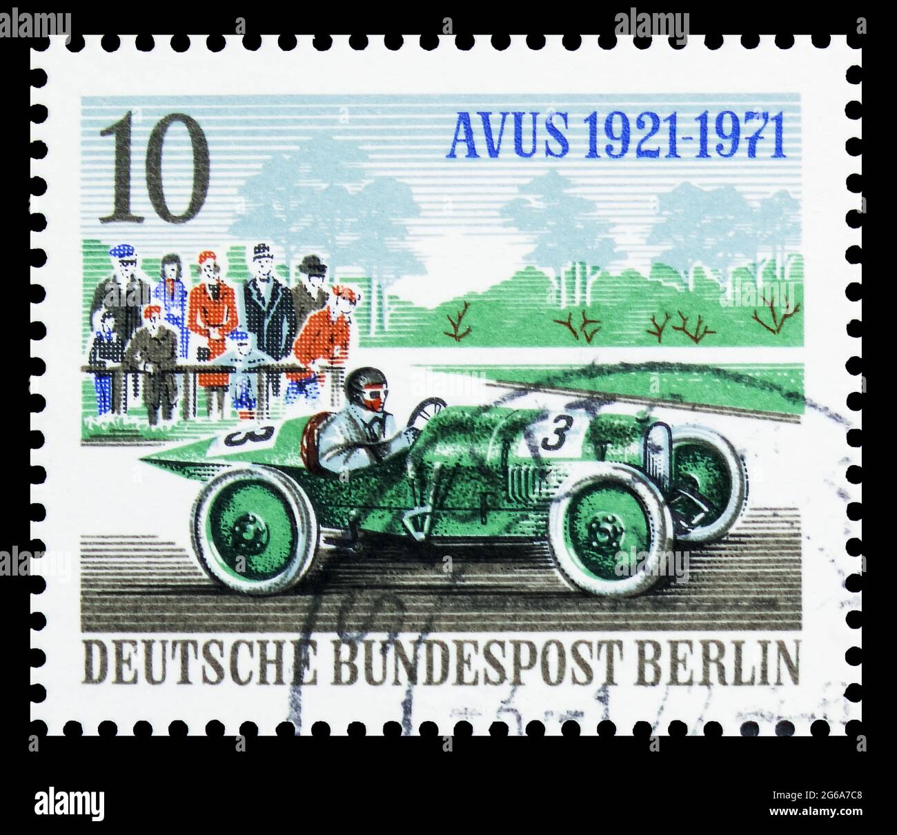 MOSCOW, RUSSIA - APRIL 18, 2020: Postage stamp printed in Germany ...