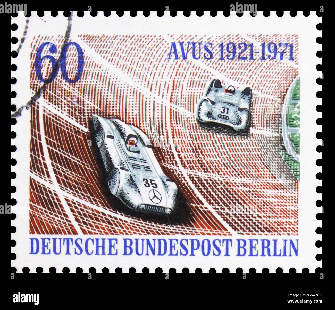 MOSCOW, RUSSIA - APRIL 18, 2020: Postage stamp printed in Germany ...