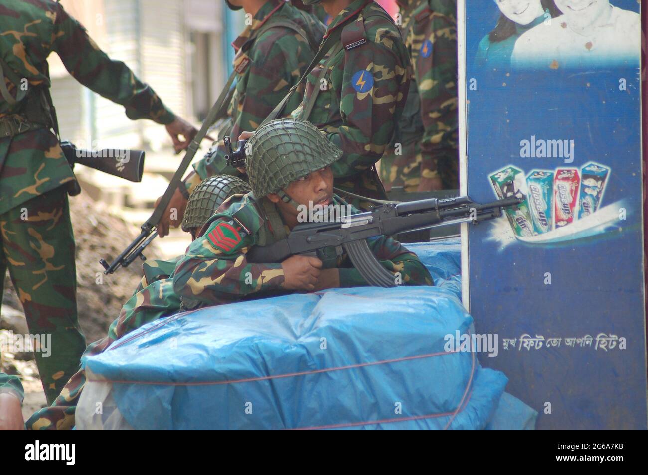 A mutiny by Bangladesh Rifles, BDR, soldiers broke out in their ...