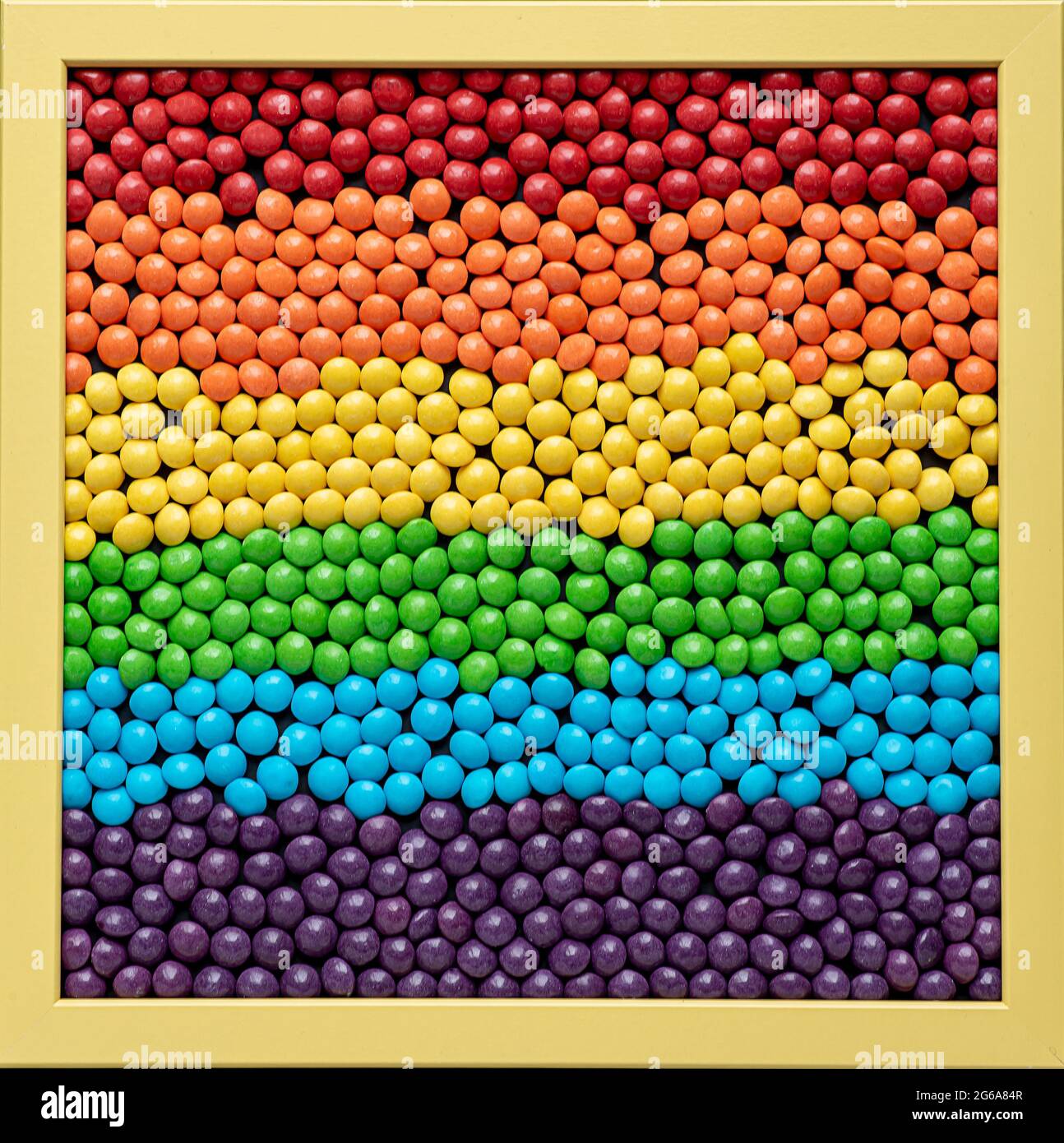 Abstract photography of a rainbow, sweets, pride flag color Stock Photo ...