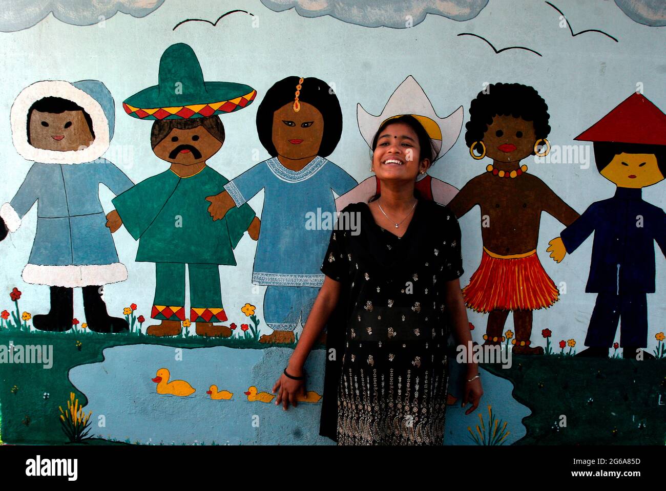 A home/ care center for the differently able. India Stock Photo - Alamy
