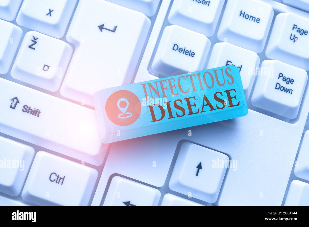 Handwriting text Infectious Disease. Concept meaning caused by ...