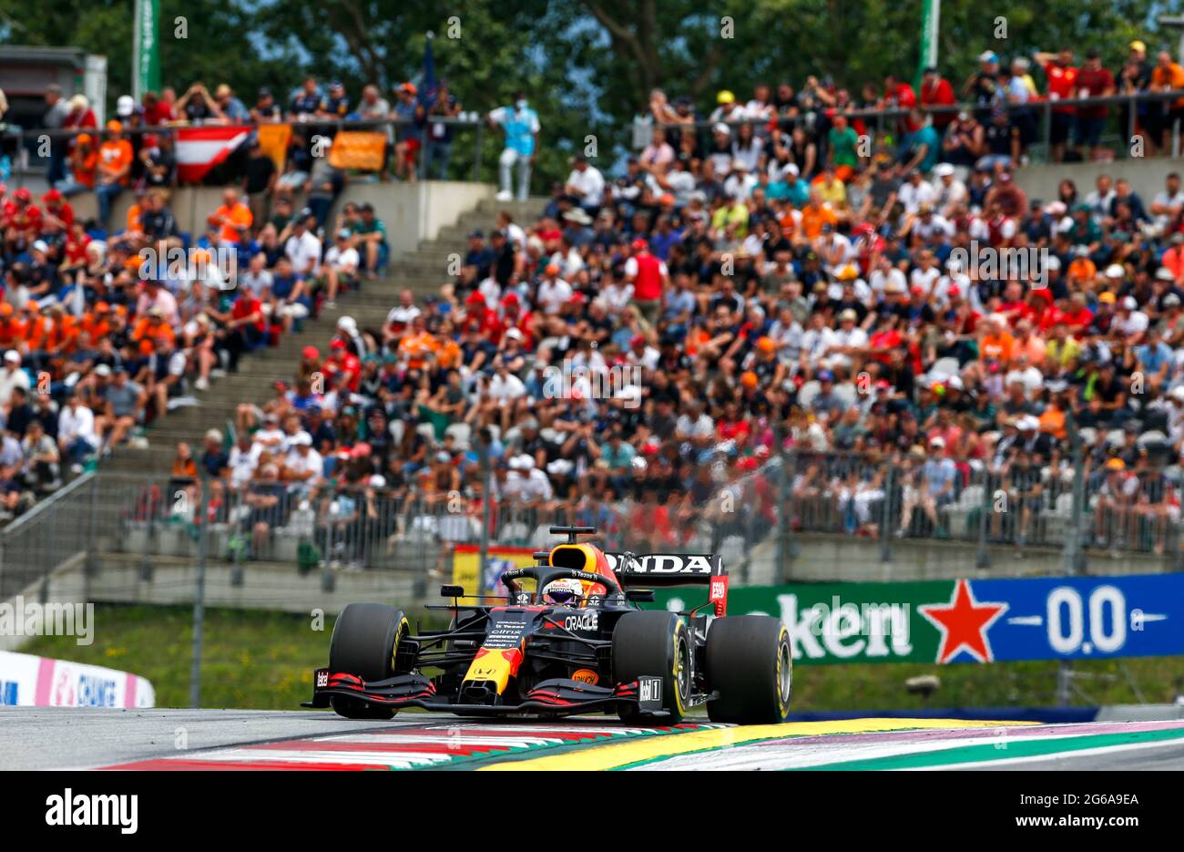 Spielberg, Austria. 4th July, 2021. # 33 Max Verstappen (NED, Red Bull ...