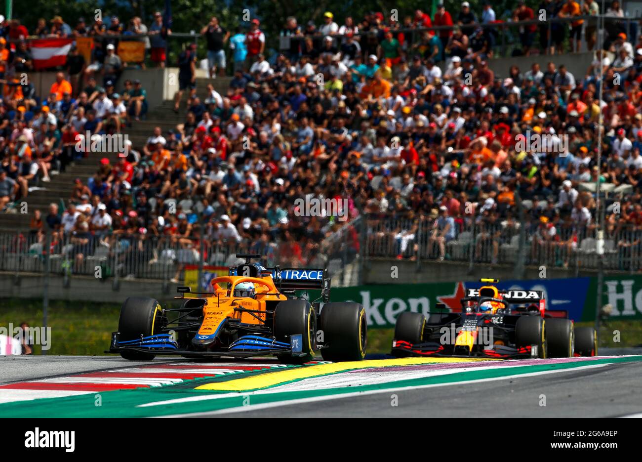 Spielberg, Austria. 4th July, 2021. # 3 Daniel Ricciardo (AUS, McLaren ...