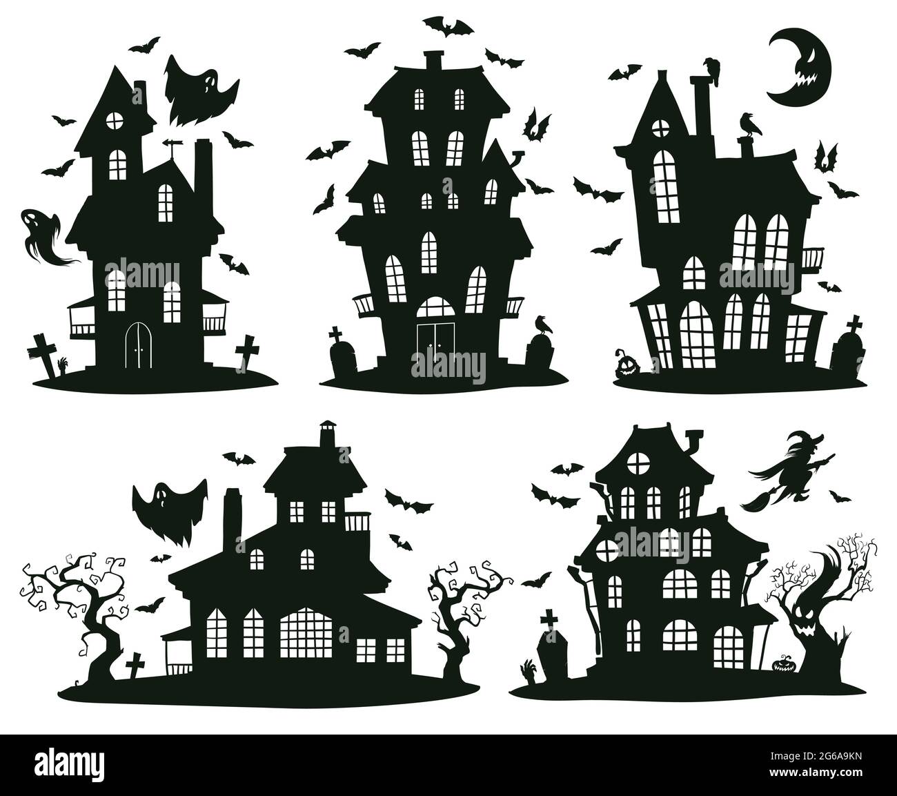 Halloween Haunted House Cartoon