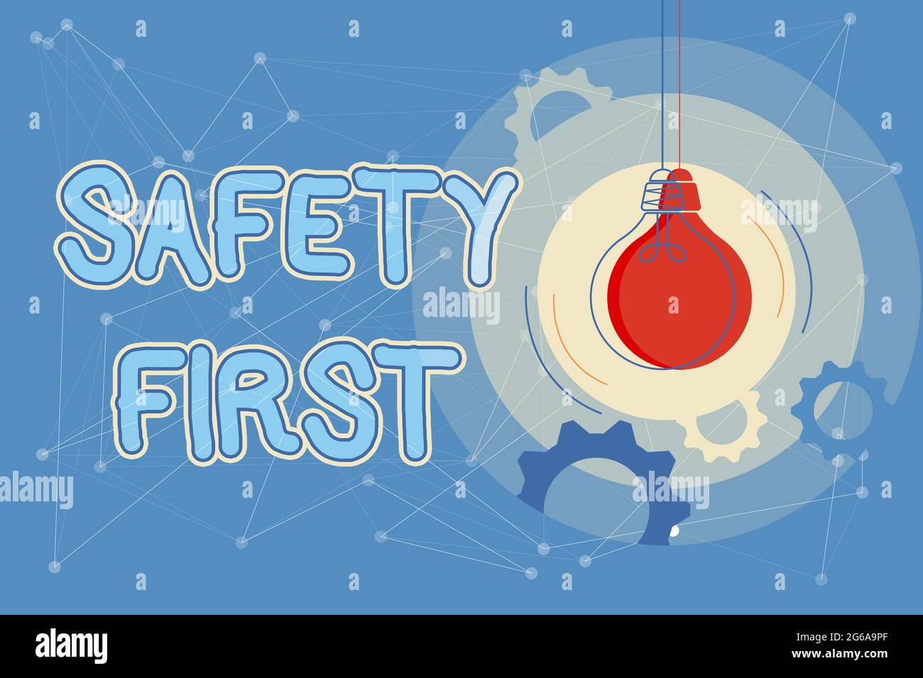 Conceptual caption Safety First. Business concept Avoid any unnecessary ...