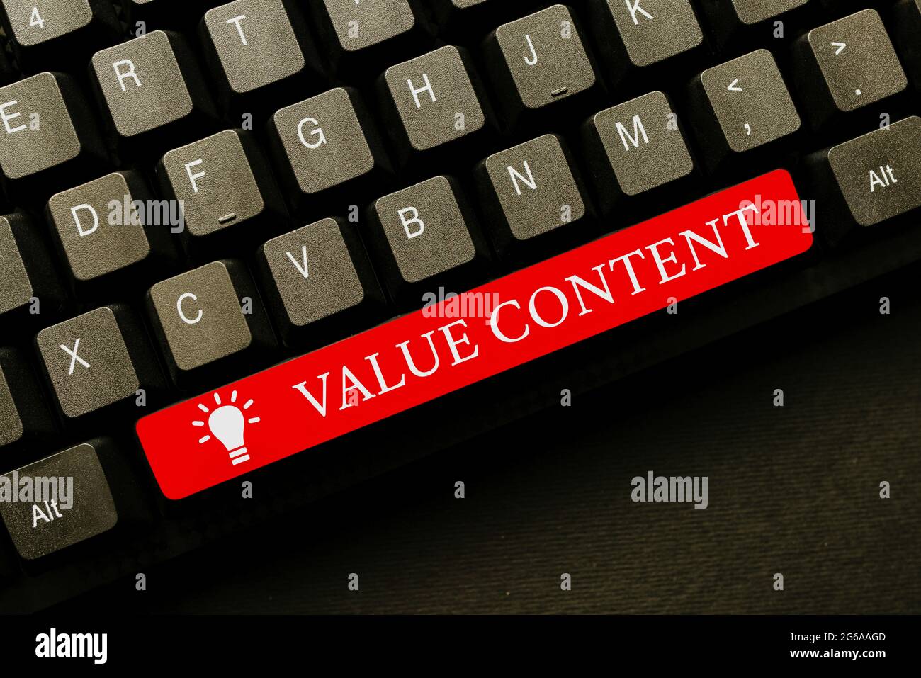 Hand writing sign Value Content. Business idea exclusive details that a ...