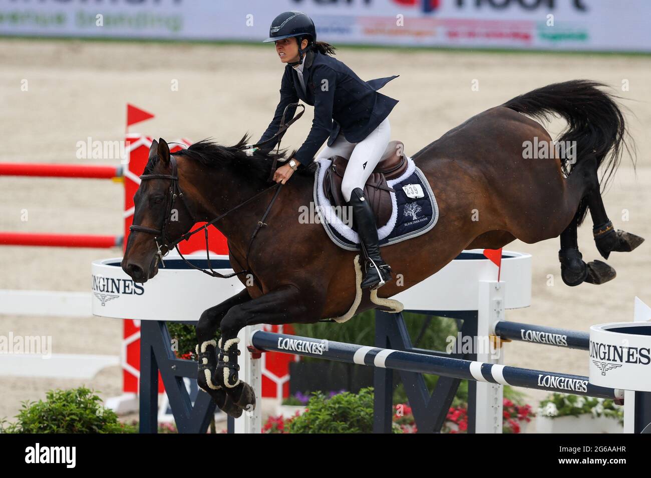 ROTTERDAM, NETHERLANDS - JULY 4: Ioli Mytilineou (GRE) on Levis de Muze ...