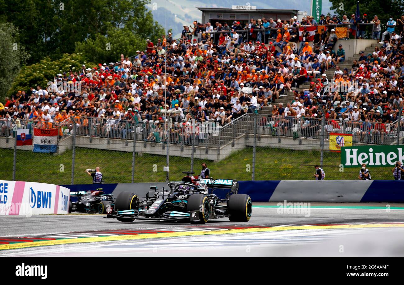 Spielberg, Austria. 4th July, 2021. # 44 Lewis Hamilton (GBR, Mercedes ...