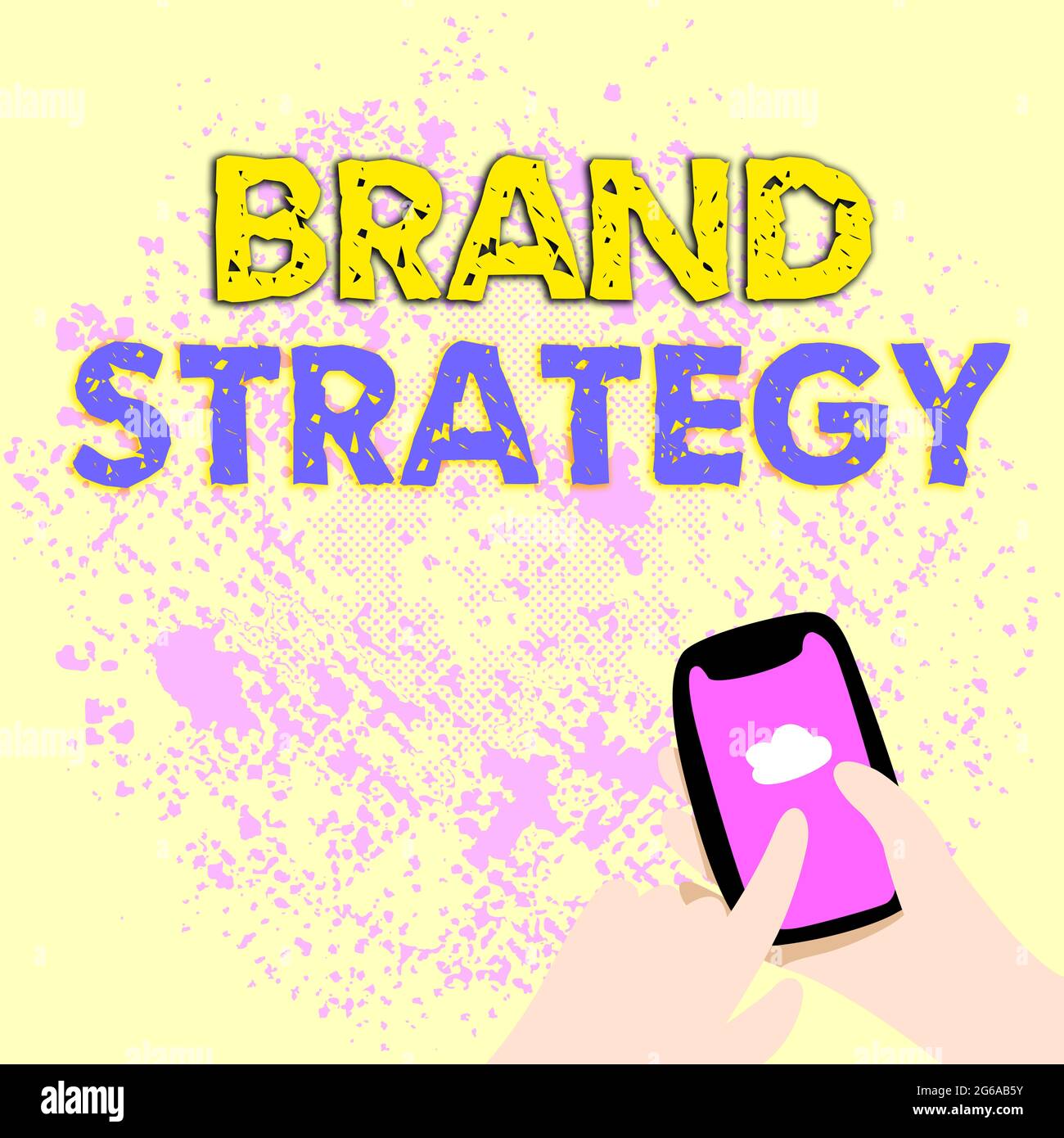 Inspiration showing sign Brand Strategy. Business concept longterm plan ...