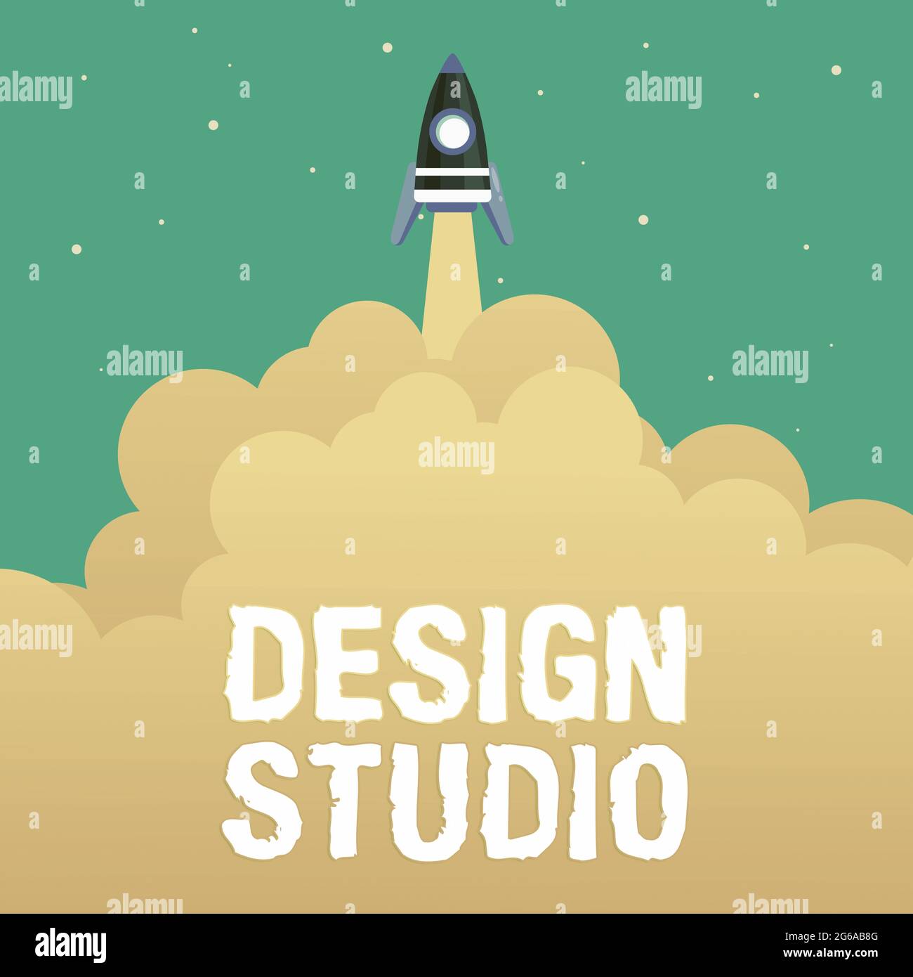 Writing displaying text Design Studio. Business overview work ...