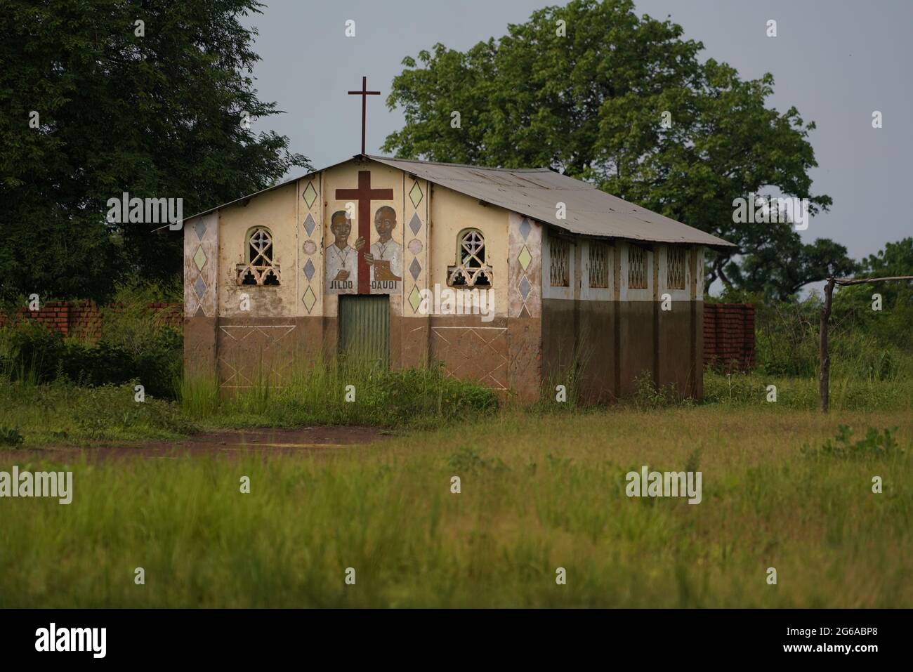 Simple village african church hi-res stock photography and images - Alamy