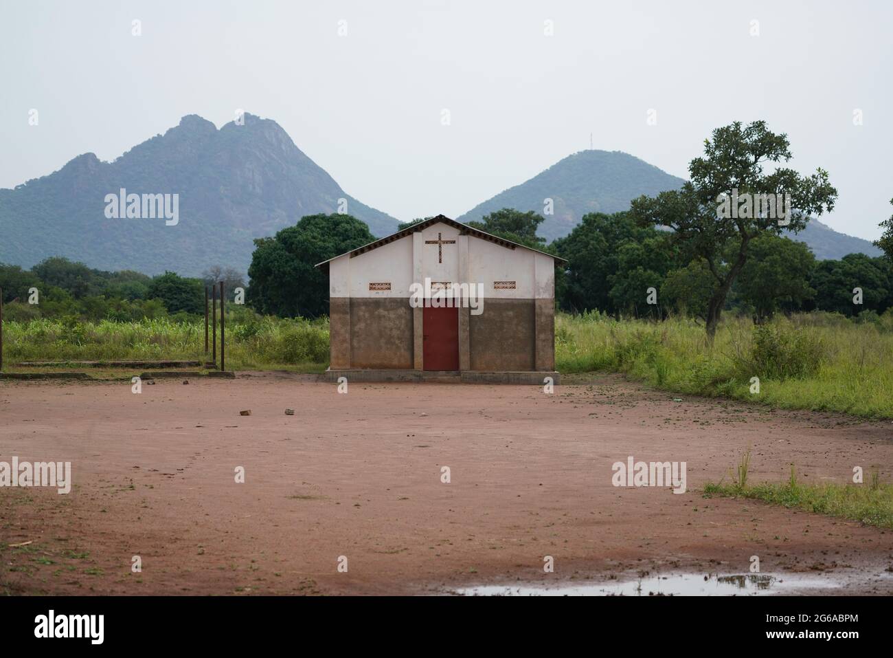 Simple village african church hi-res stock photography and images - Alamy