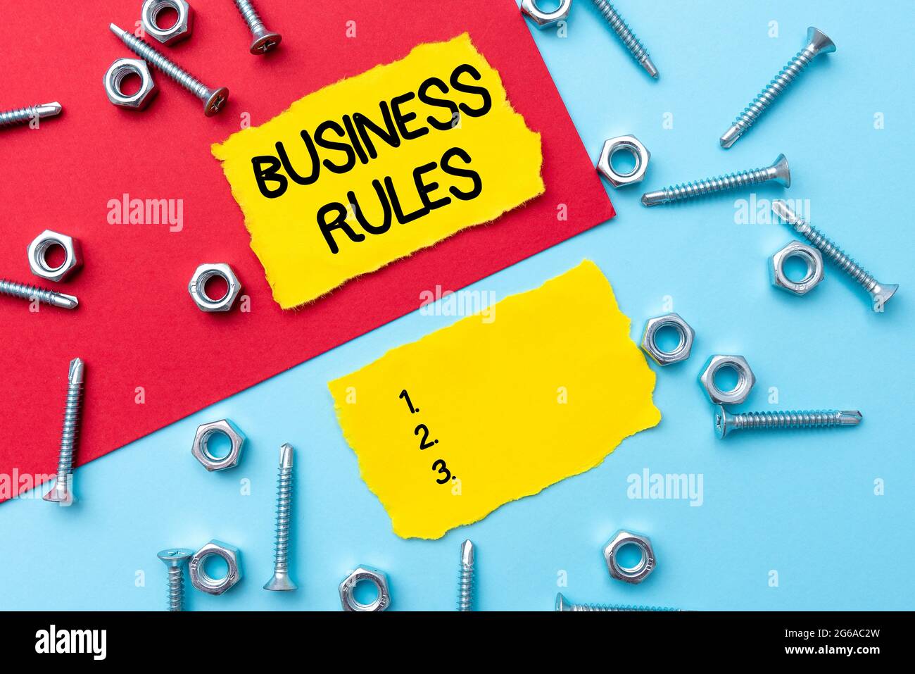 Writing displaying text Business Rules. Word Written on the principles ...