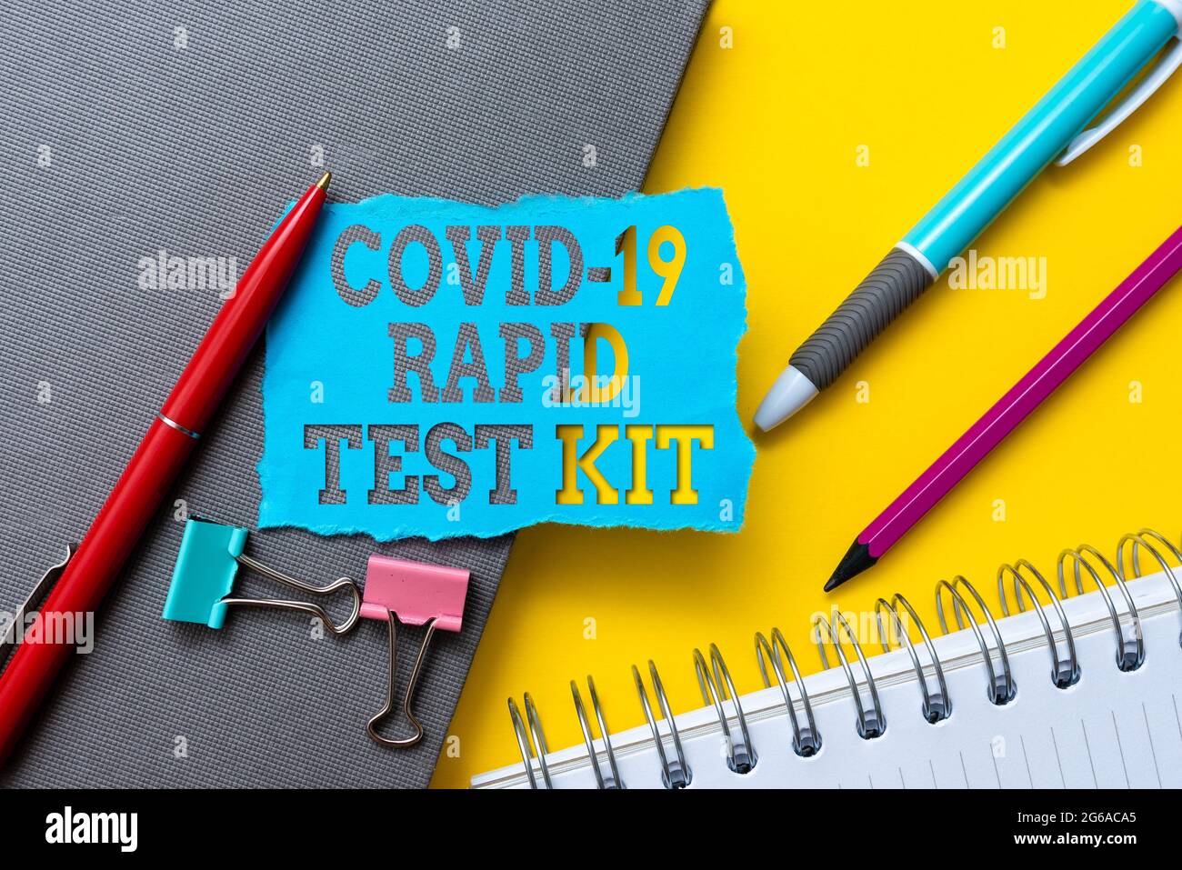 Sign displaying Rapid Test Kit. Business overview Emergency medical ...