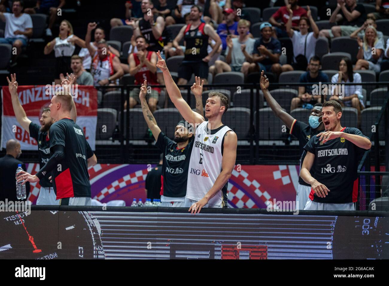 Split, Croatia. 04th July, 2021. Basketball: Olympic qualifying ...